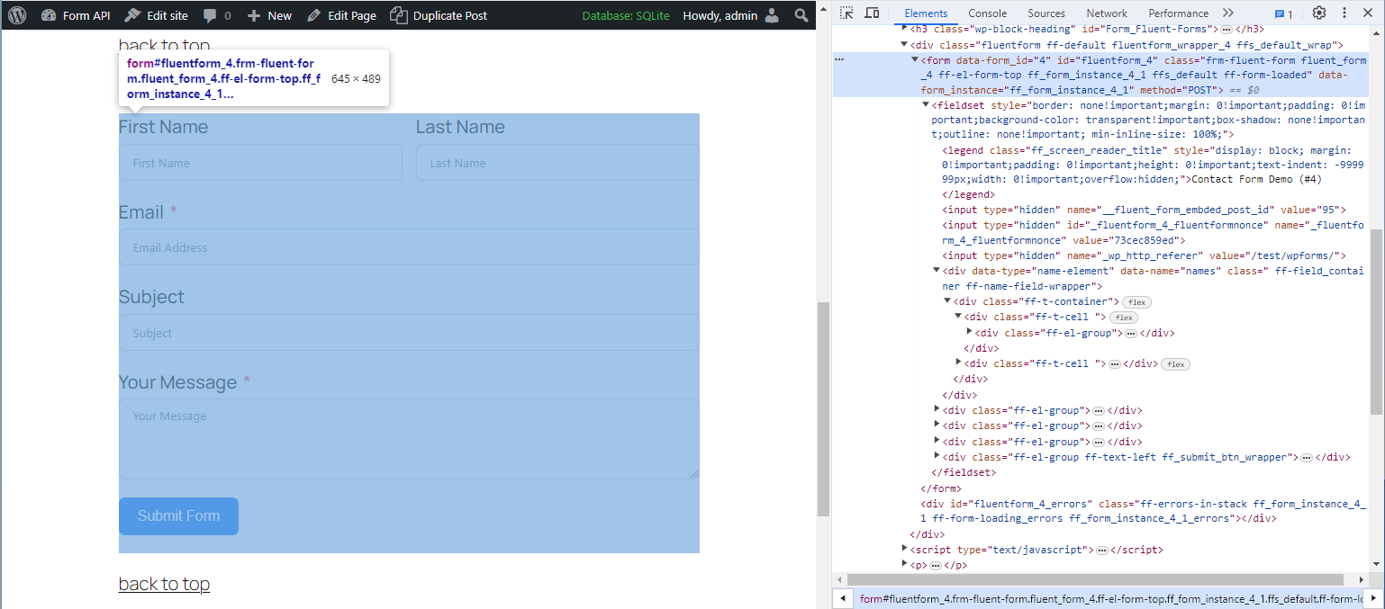 Add unique form id to form block - CF7 Skins Blog